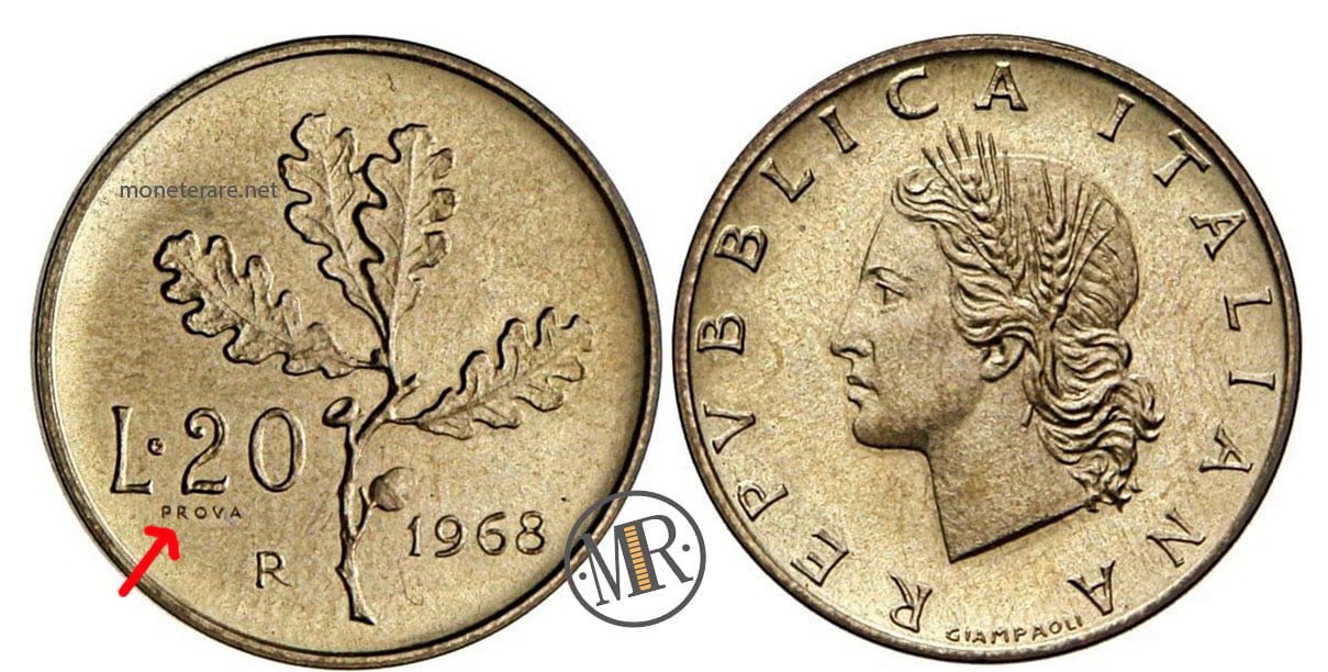 Italian Coin 20 Lire | Value, of Rare Italian 20 Lira Coins