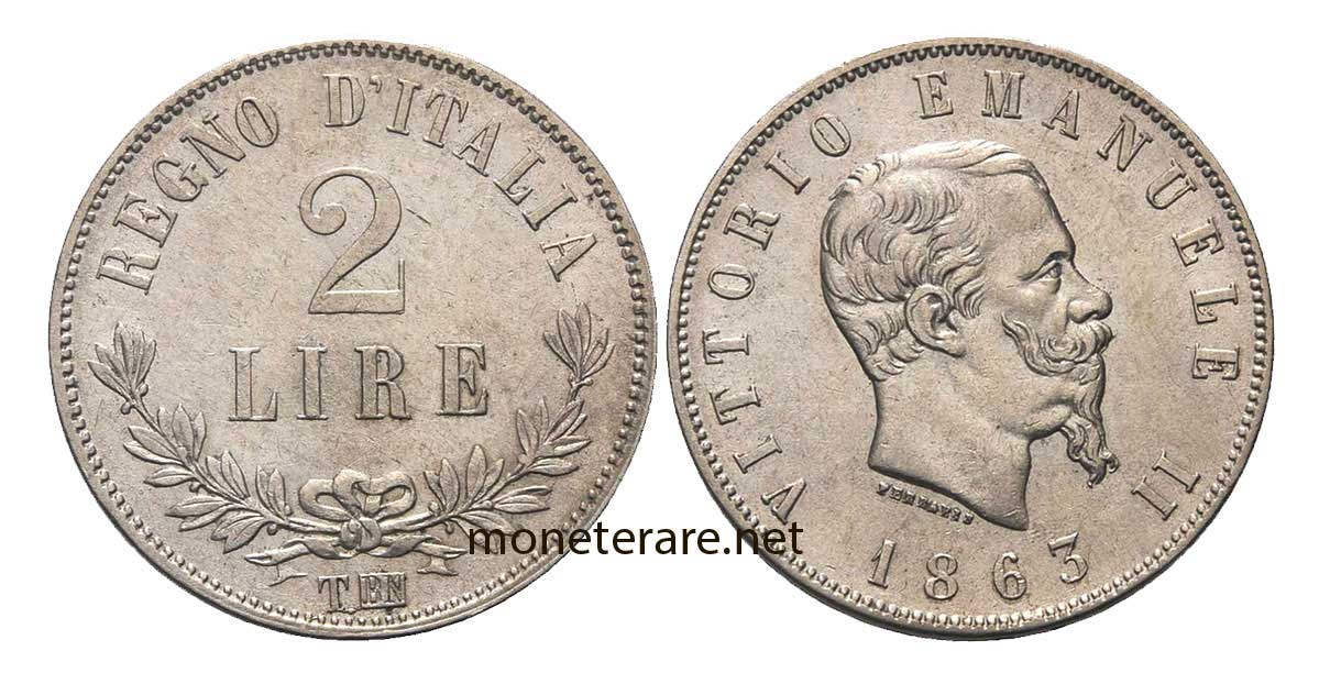 2 Lire Coin: Catalogue with Value and Rarity Italian 2 Lire
