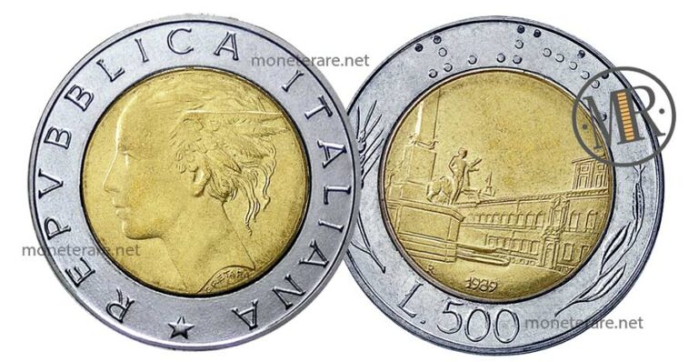 Italian 500 Lire Coin Bimetallic - Value, Images and More
